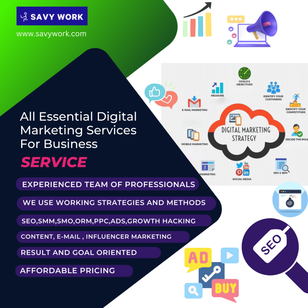 Digital Marketing Services – SAVY WORK