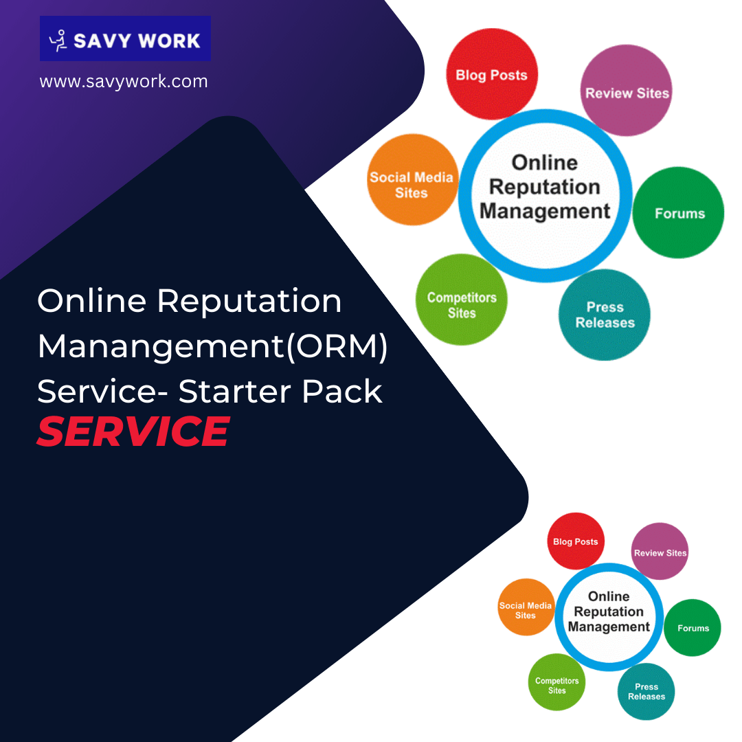 Online Reputation Manangement(ORM) Service – SAVY WORK
