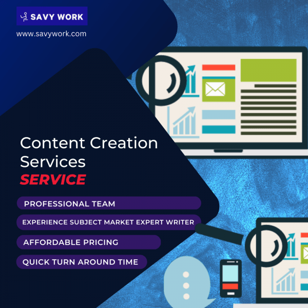 Content Creation Services – SAVY WORK