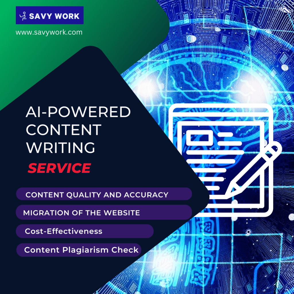 AI-powered content writing Service – SAVY WORK